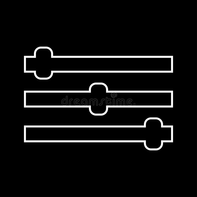 Control panel icon. stock vector. Illustration of power - 99623294