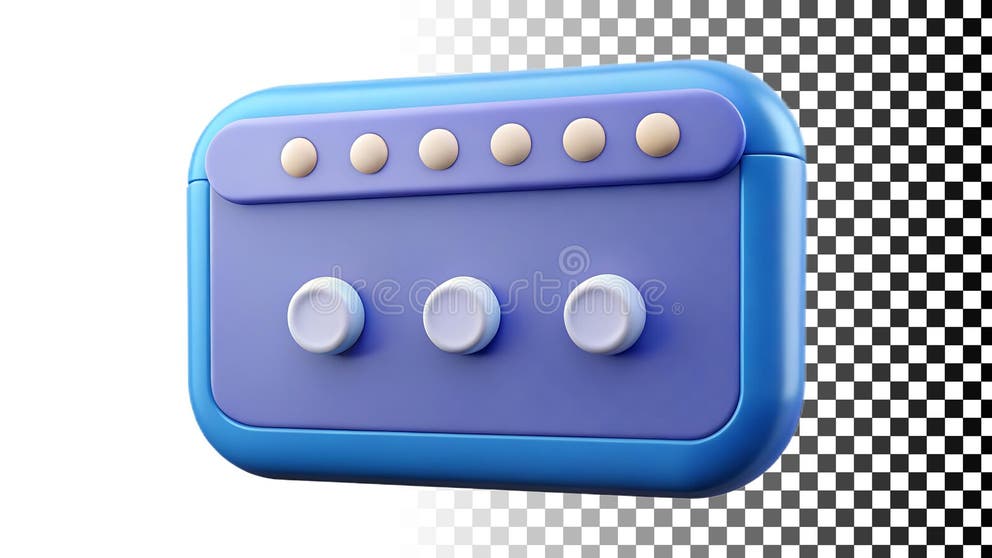 Control Panel Icon, Settings Symbol, User Interface Element Png Transparent Image Generative AI ...