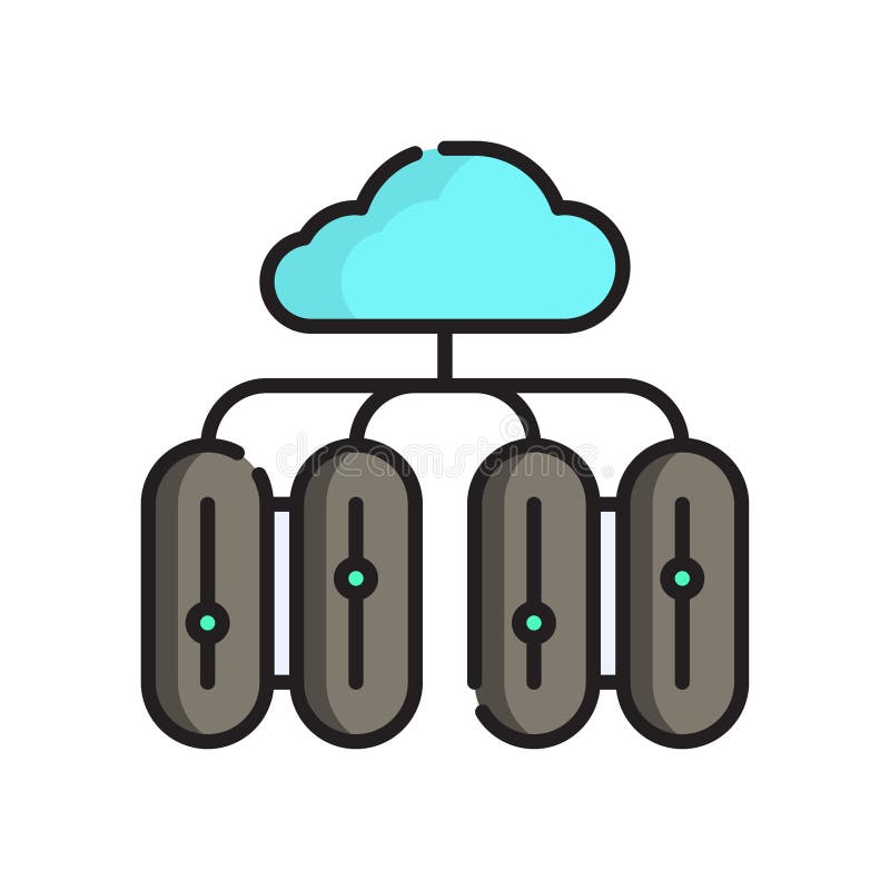 Control Panel Icon Vector Illustration. Flat Outline Cartoon ...