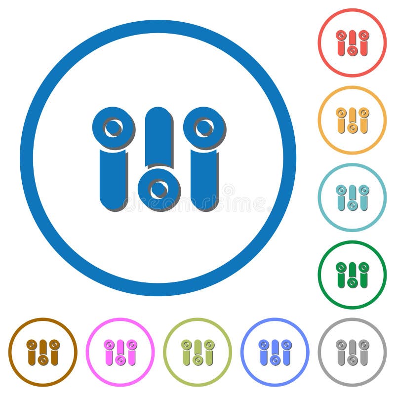 Control Panel icons stock vector. Illustration of designed - 3686475