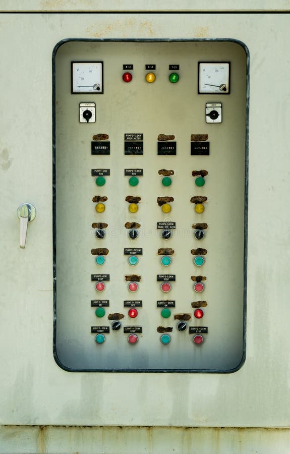 Control panel stock photo. Image of distribution, machine - 72152004