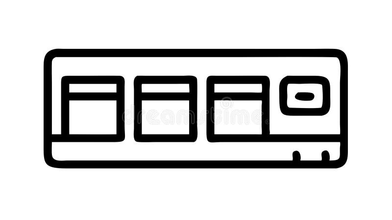 Control Panel Interface Button Design Icon , Vector Design Generative ...