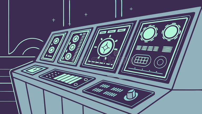Control Panel Interface, Tech Interface and System Control Vector ...