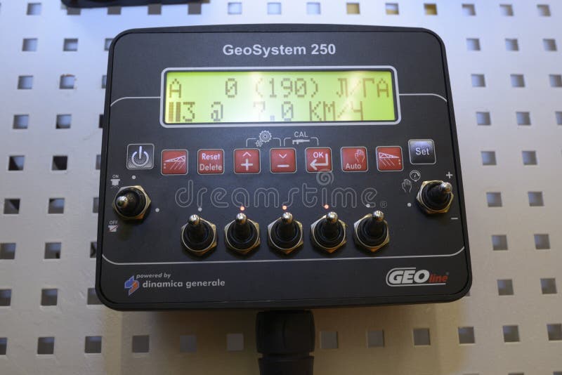 Control Panel of an Irrigation System Working on Stand Editorial Stock ...