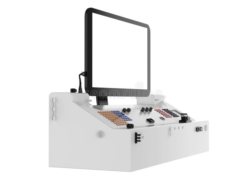 Control panel isolated stock illustration. Illustration of controller ...