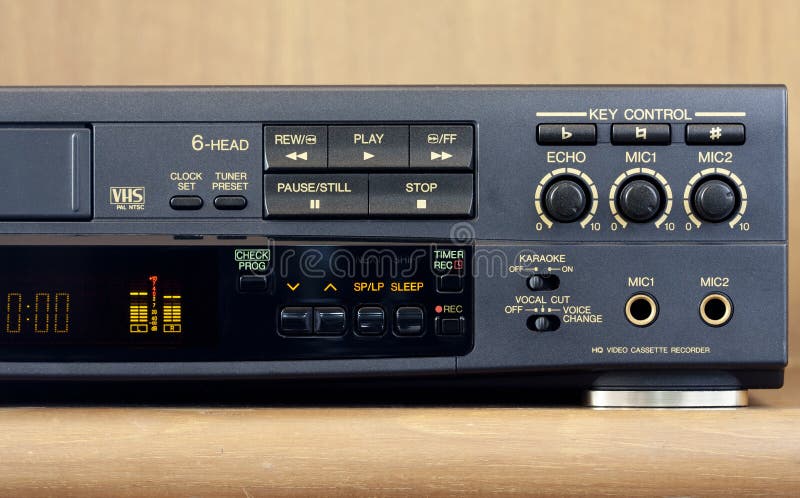 Control Panel of a Karaoke Video Recorder Stock Photo - Image of ...