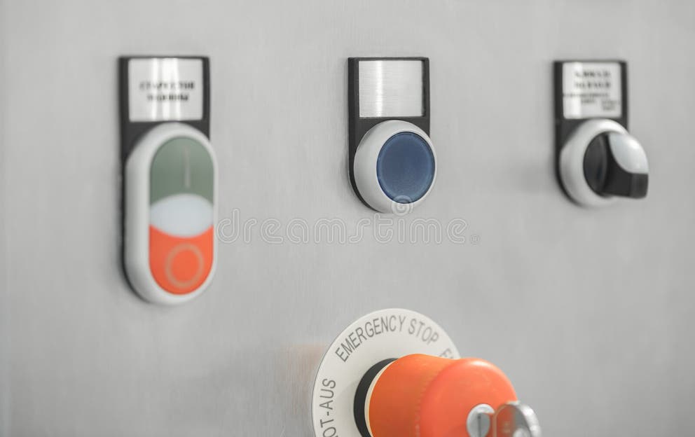 Control panel with key stock photo. Image of control - 132045946