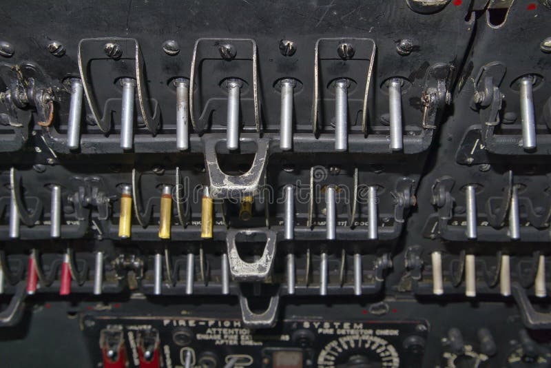 Control Panel Knobs and Buttons in Mil Mi-8 Helicopter Stock Photo ...