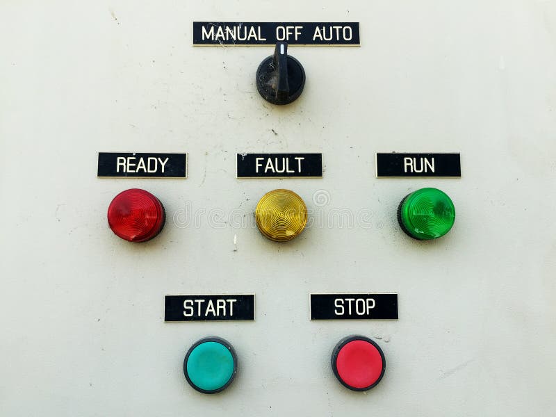 Control panel lamp stock image. Image of documentation - 77632985