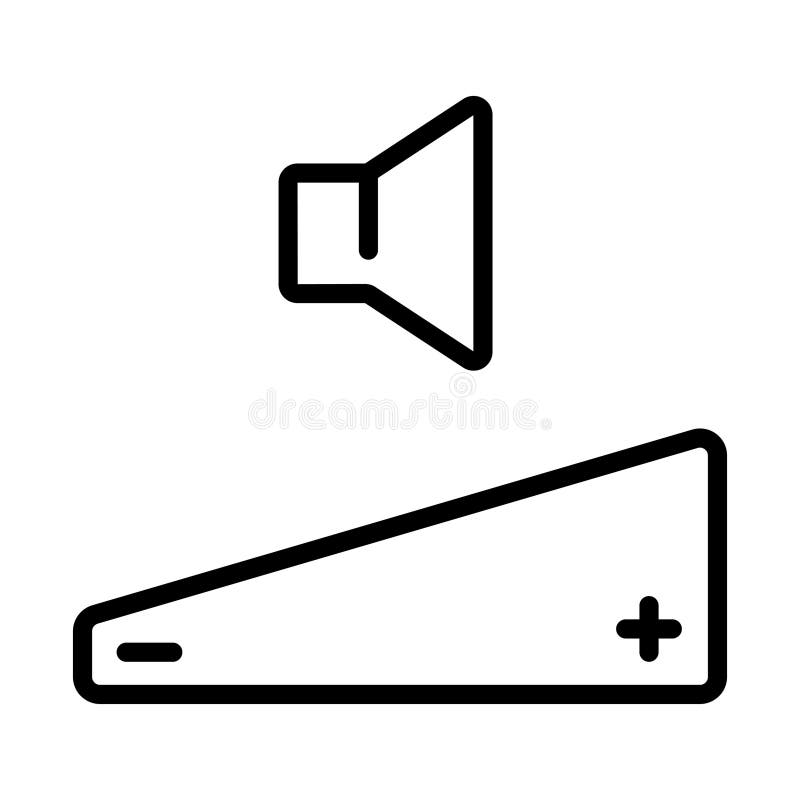 Control Panel Line Icon. Adjustment Button with Hand Linear Pictogram ...