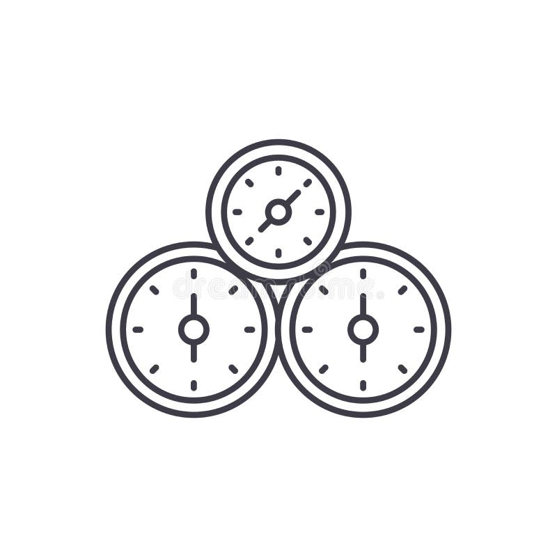Control Panel Line Icon Concept. Control Panel Vector Linear ...