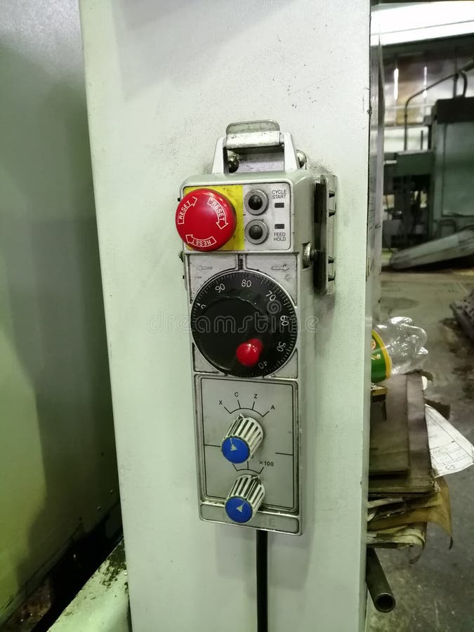 Control Panel on Machine-building Factory Stock Photo - Image of ...