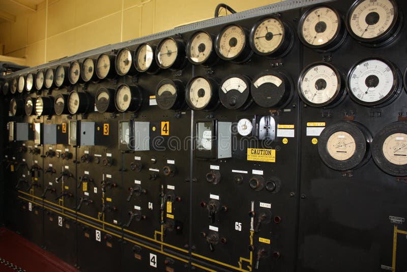 Control Panel editorial stock image. Image of electric - 58451869