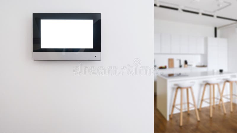 Control Panel for Managing Smart Devices at Home Stock Photo - Image of ...