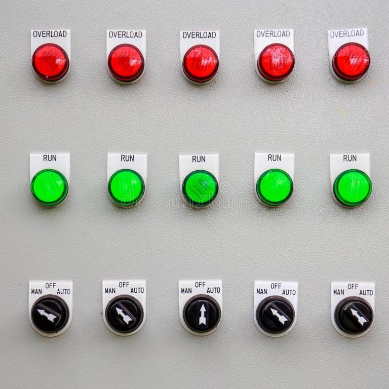 Control Panel on Manufacturing Stock Photo - Image of industry, dial ...