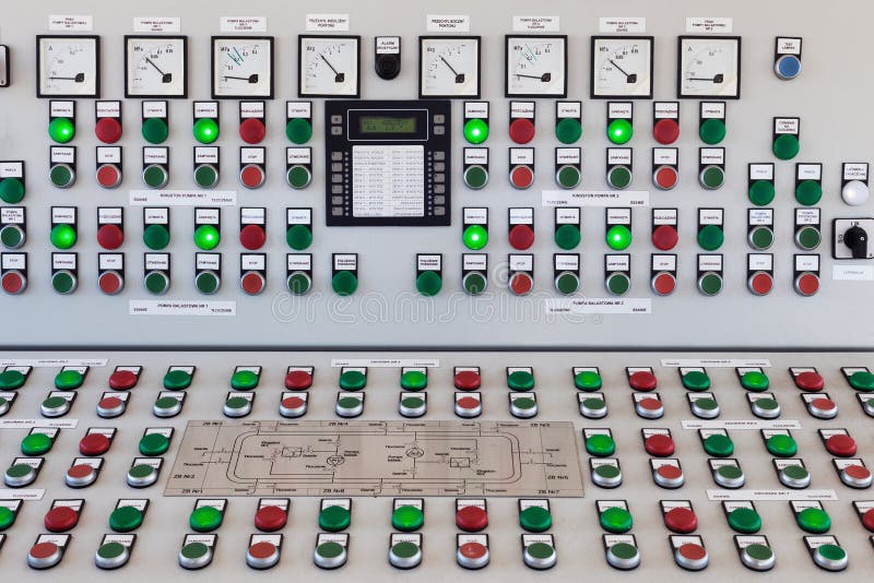 Electrical control panel stock image. Image of business - 15456787