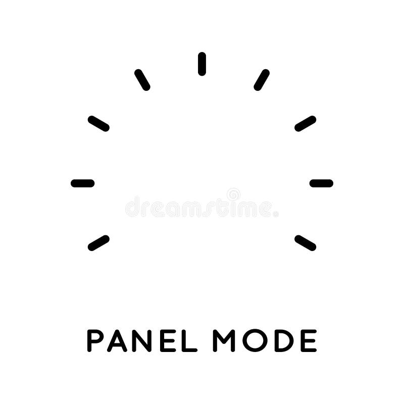 Control Panel Mode Icon. Power Indicator, Program Selection, Mode Value ...