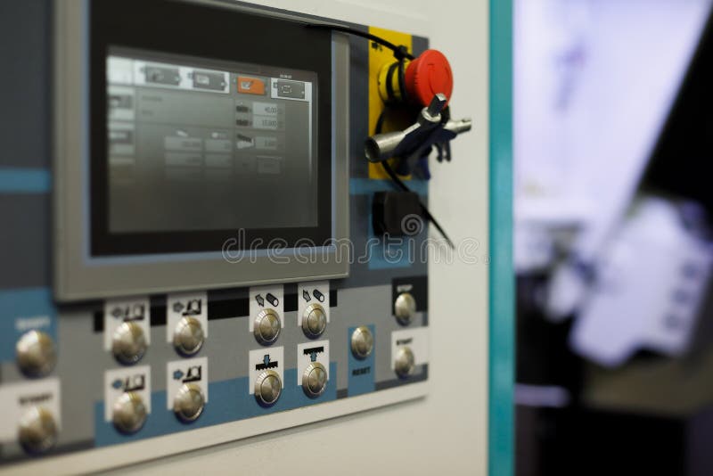 Modern Band-saw Cutting Tool in Workshop Stock Image - Image of factory ...