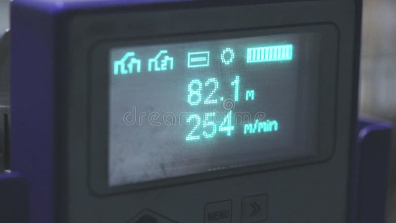 Control Panel of a Modern Machine. CNC Machine Monitor Screen. Modern ...