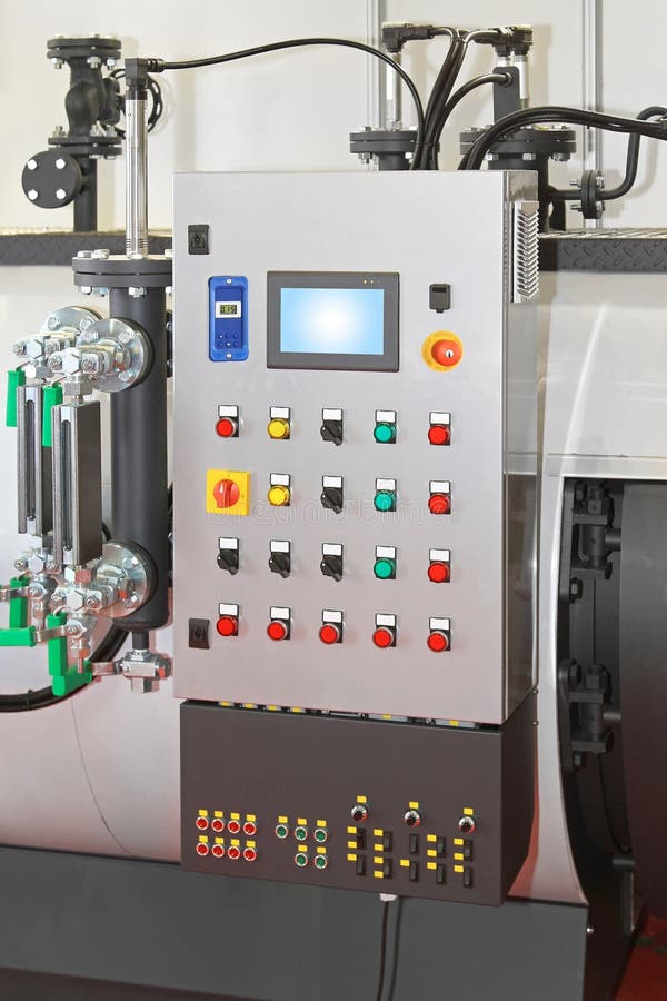 Control Panel Mobile Shelving Stock Photo - Image of storehouse ...