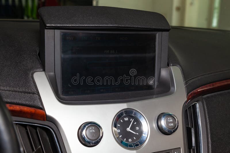 The Control Panel of the Multimedia System, Radio, Telephone, Heated ...