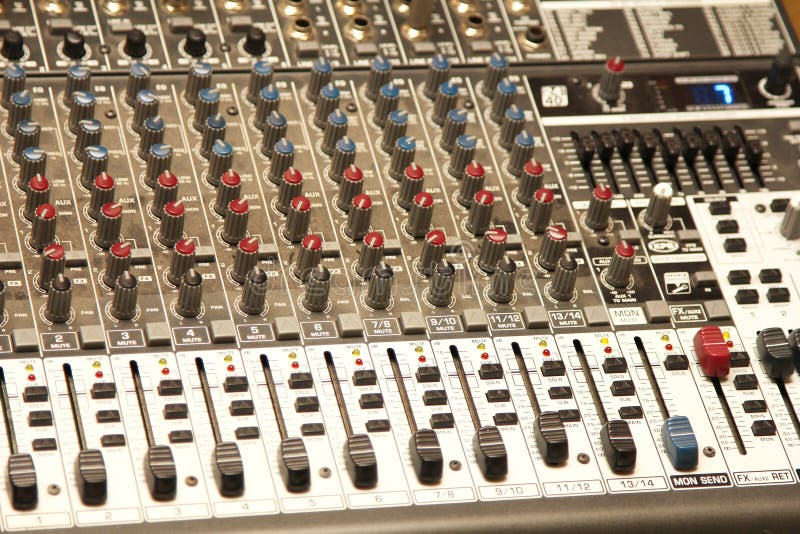Music control panel device stock image. Image of board - 26538075