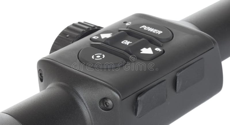 Control Panel for a Night Vision Rifle Sight Stock Photo - Image of ...