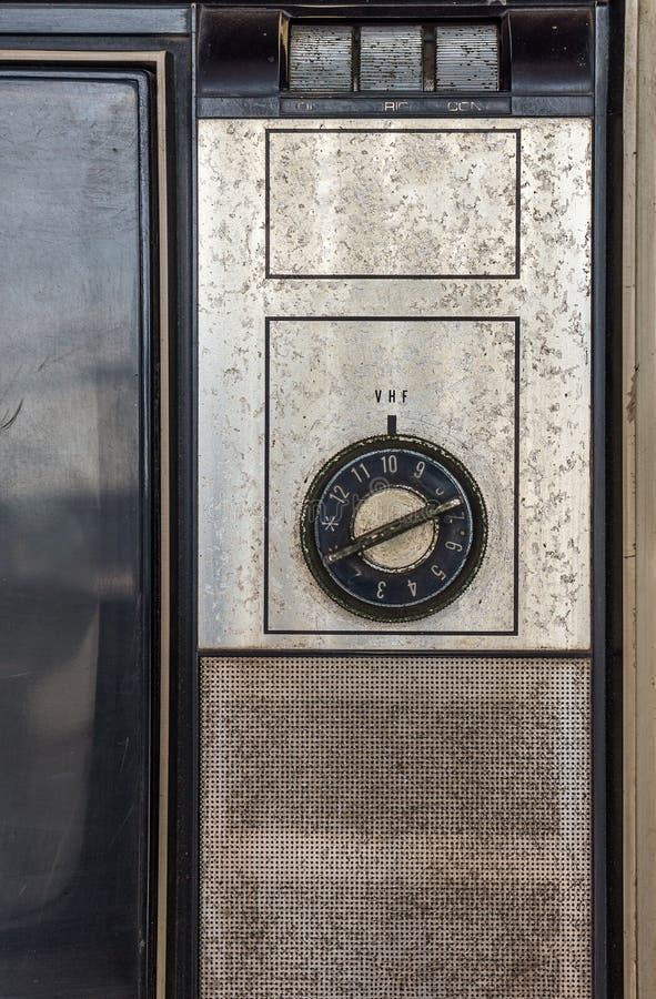 Control Panel of Old Classic Analog Radio Receiver Stock Photo - Image ...
