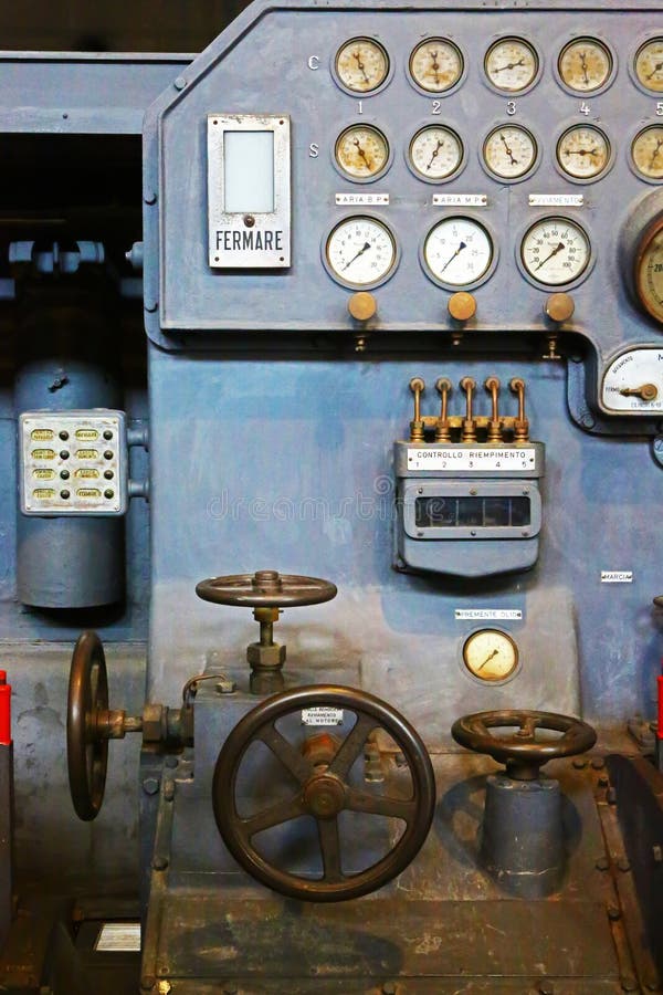 Old Industrial Control Panel