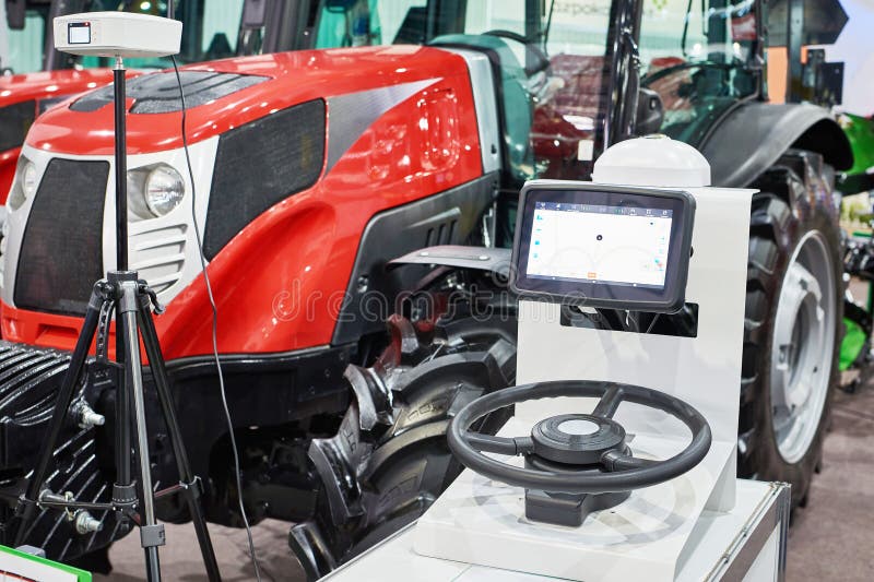 Control Panel for Operating Agricultural Machine Stock Photo - Image of ...