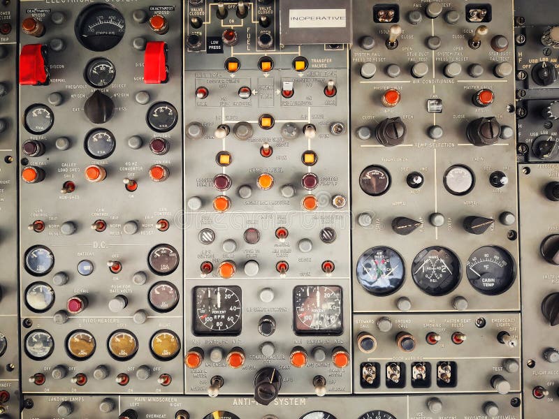 Plane panel stock image. Image of dashboard, engine, aviation - 16190899