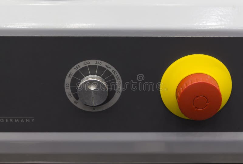 Control Panel of Polishing Machine for Laboratory Stock Photo - Image ...