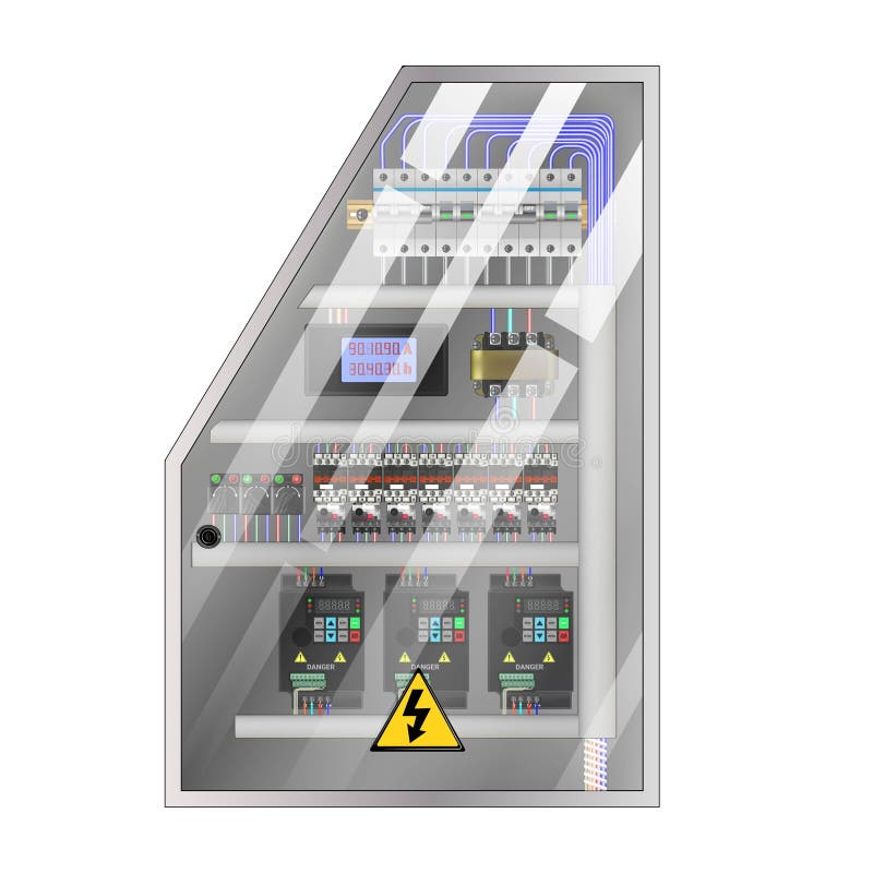 Control Panel. Production Control Panel and Control of Computer Devices ...