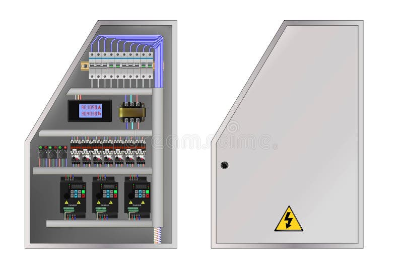 Control Panel. Production Control Panel and Control of Computer Devices ...