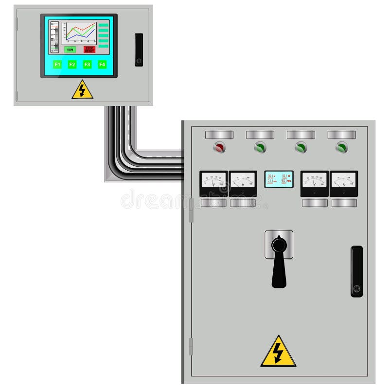 Control Panel. Production Control Panel and Control of Computer Devices ...
