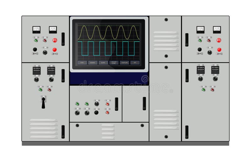Control Panel. Production Control Panel and Control of Computer Devices ...