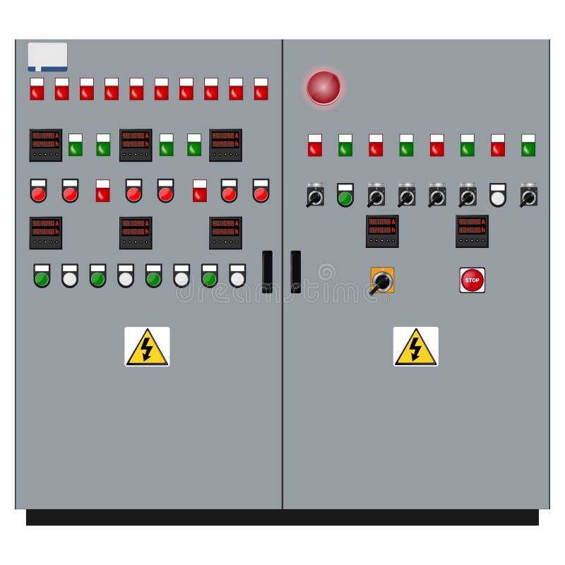 Control Panel. Production Control Panel and Control of Computer Devices ...