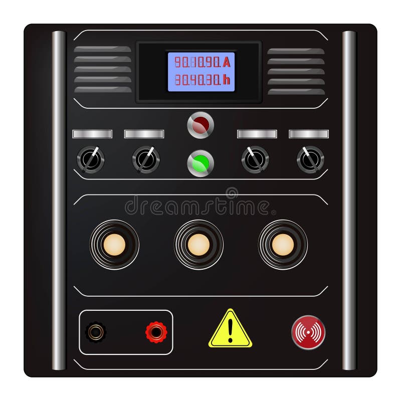 Control Panel. Production Control Panel and Control of Computer Devices ...
