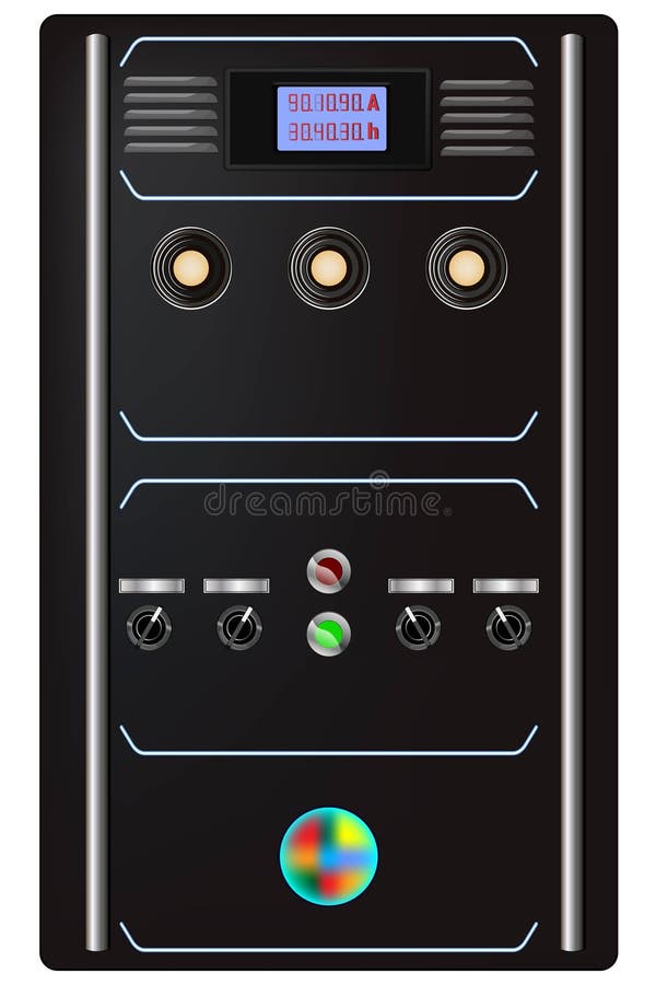 Control Panel. Production Control Panel and Control of Computer Devices ...