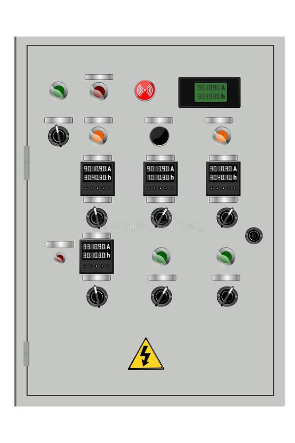 Control Panel. Production Control Panel and Control of Computer Devices ...
