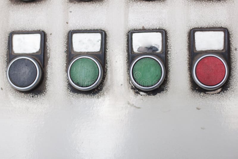 Control Panel with Push Buttons Stock Photo - Image of adult ...