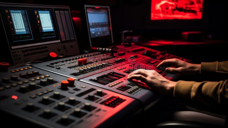 Control Panel for Radar Military Systems Generative Ai Stock ...