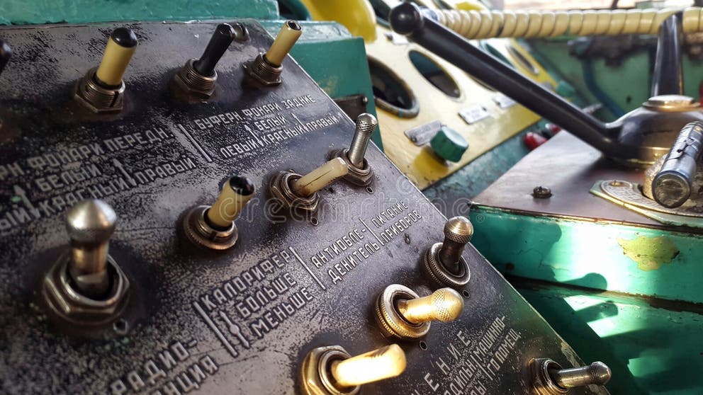 Control Panel.retro Machine Stock Image - Image of machine, board: 89463759