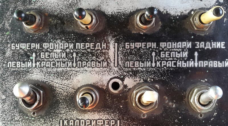 Control Panel.retro Machine Editorial Stock Photo - Image of factory ...