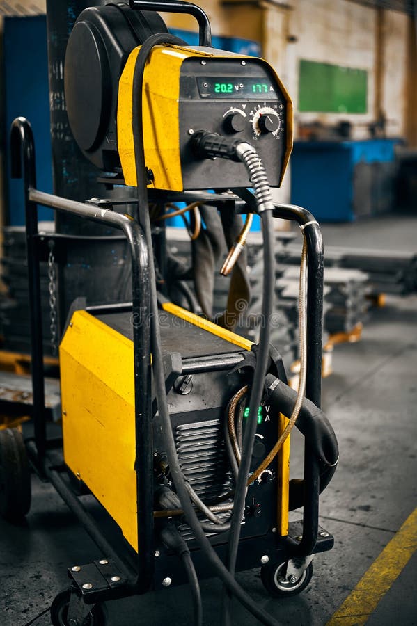 Control Panel of Semi Automatic Wire Feed Welder Machine Stock Photo ...