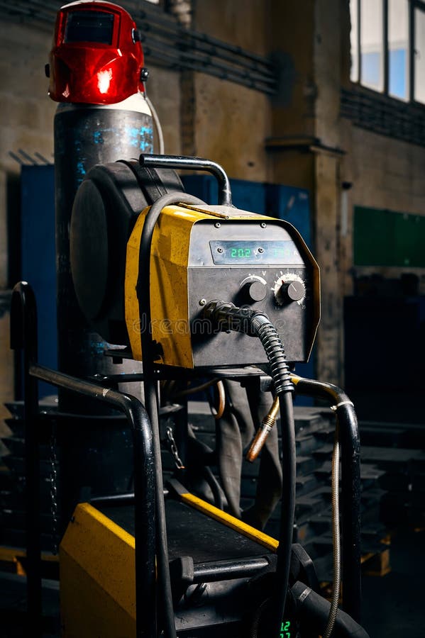 Control Panel of Semi Automatic Wire Feed Welder Machine Stock Image ...