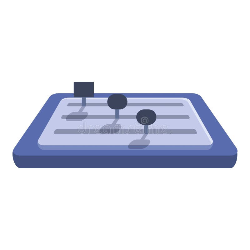 Control Panel Showing Three Levers for Remote Control System Stock ...