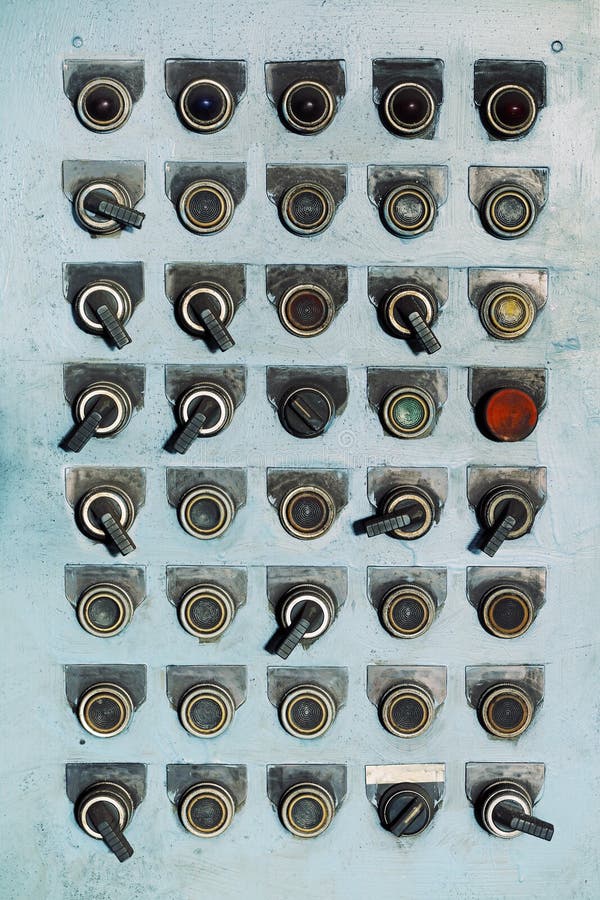 Control Panel stock photo. Image of grunge, button, worn - 62192834