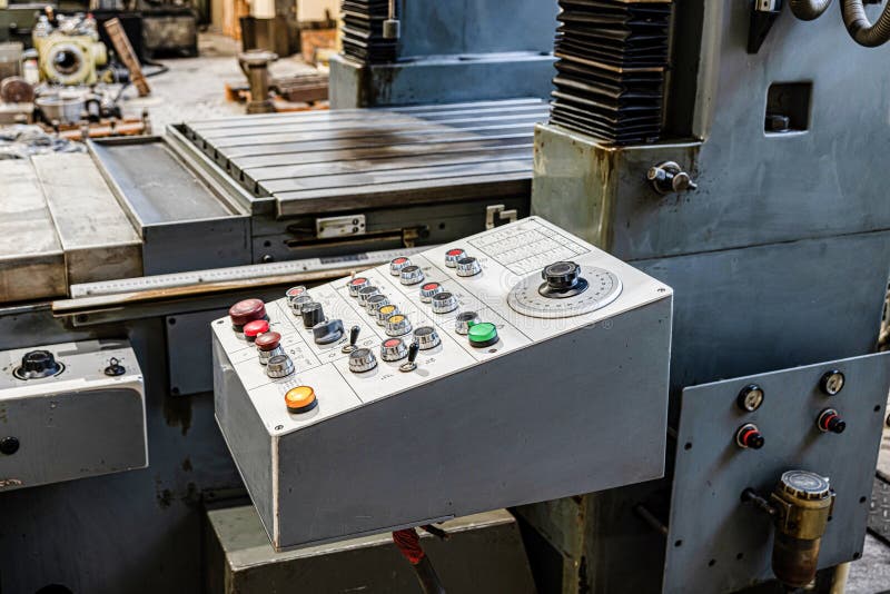 Control Panel for Switching Modes of Grinding on a Cylindrical Grinding ...