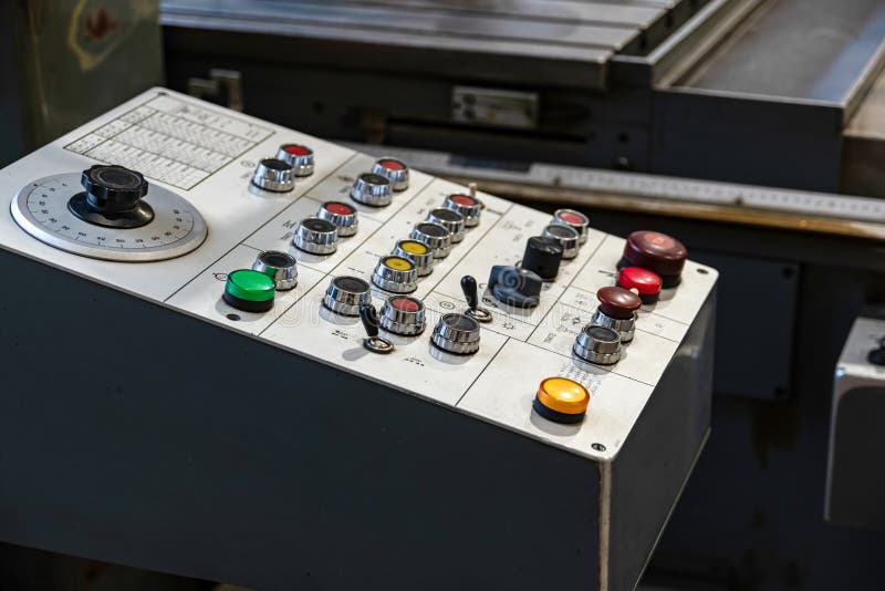 Control Panel for Switching Modes of Grinding on a Cylindrical Grinding ...